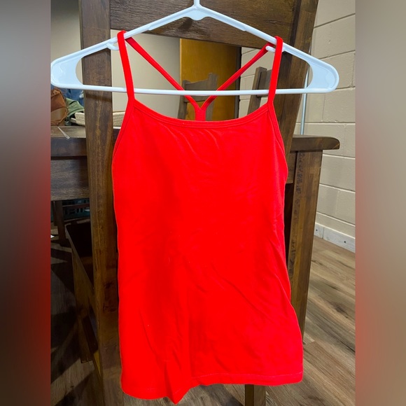 lululemon athletica | Tops | Red Lululemon Fulllength Tank | Poshmark